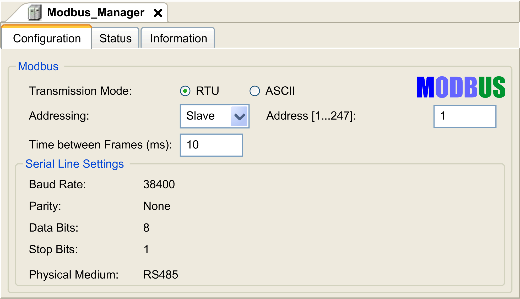 Modbus Manager